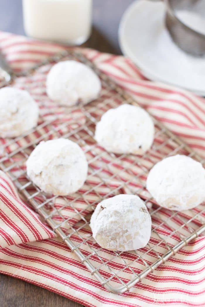 Easy Pecan Snowball Cookie Recipe | Kristine in Between