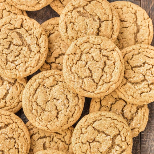 Thin and Chewy Gingersnap Cookies | Kristine in Between