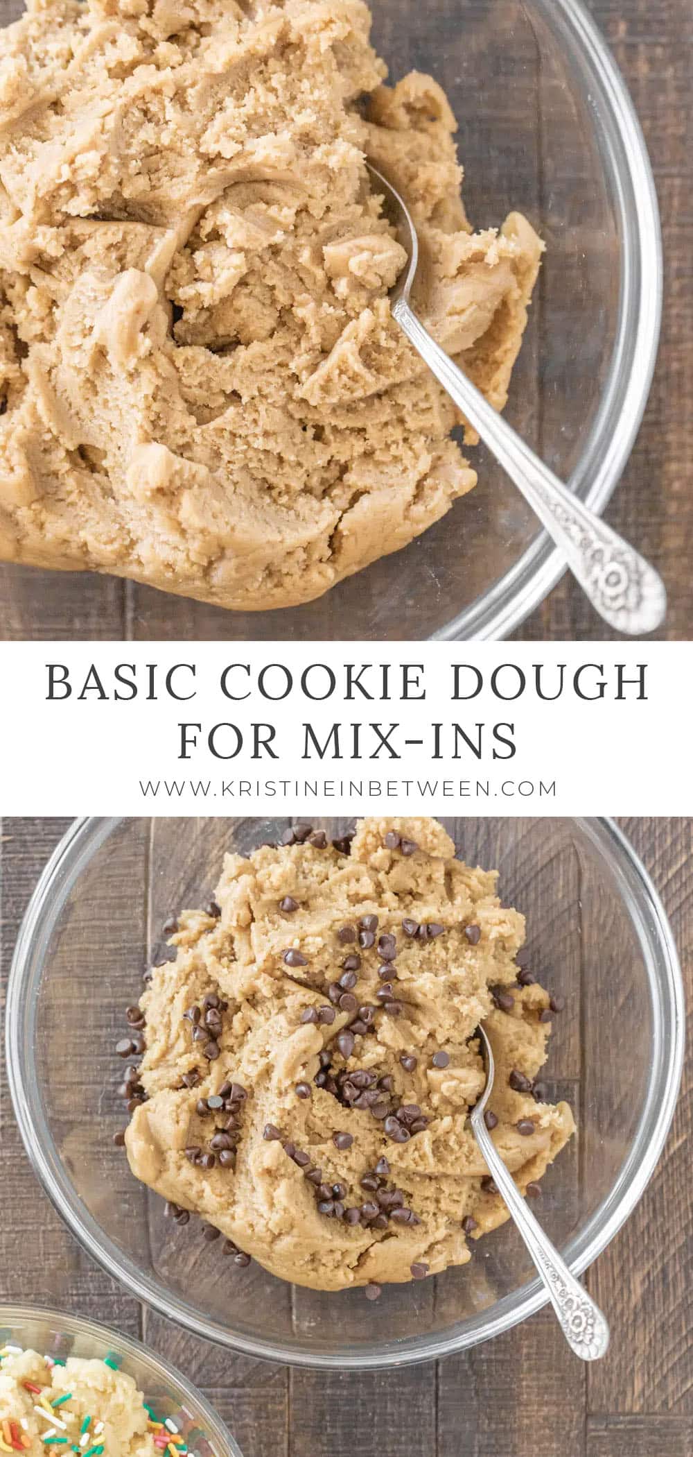 Basic Cookie Dough For Mix-Ins | Kristine in Between