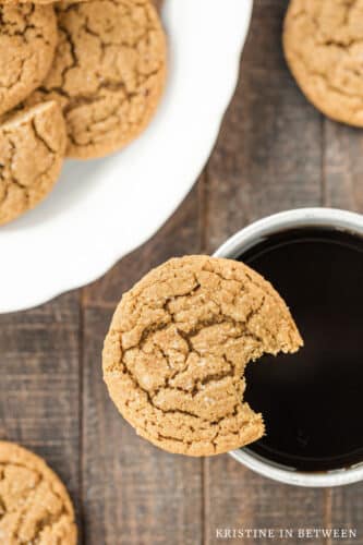 Thin and Chewy Gingersnap Cookies | Kristine in Between