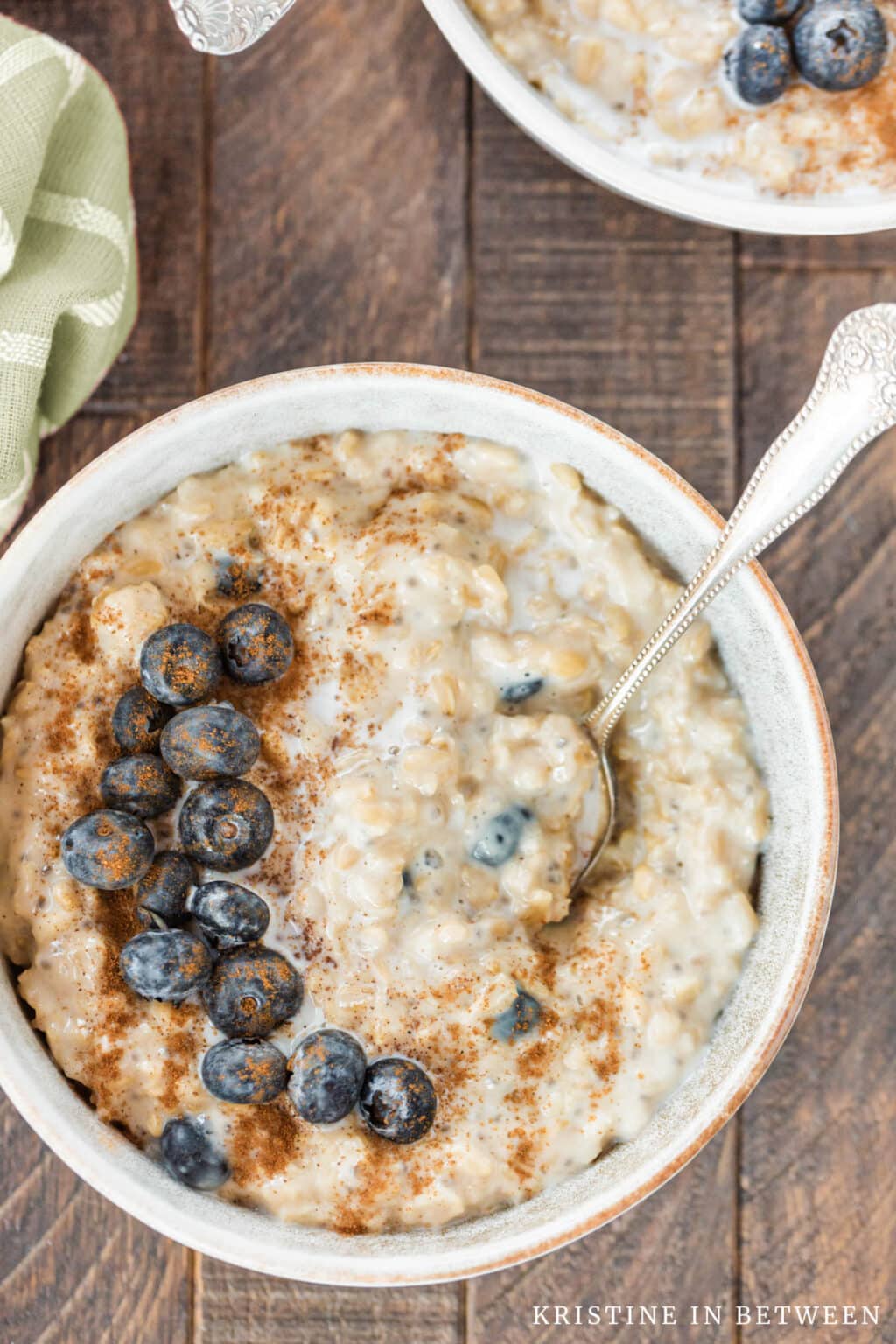 The Ultimate Creamy Oatmeal | Kristine in Between