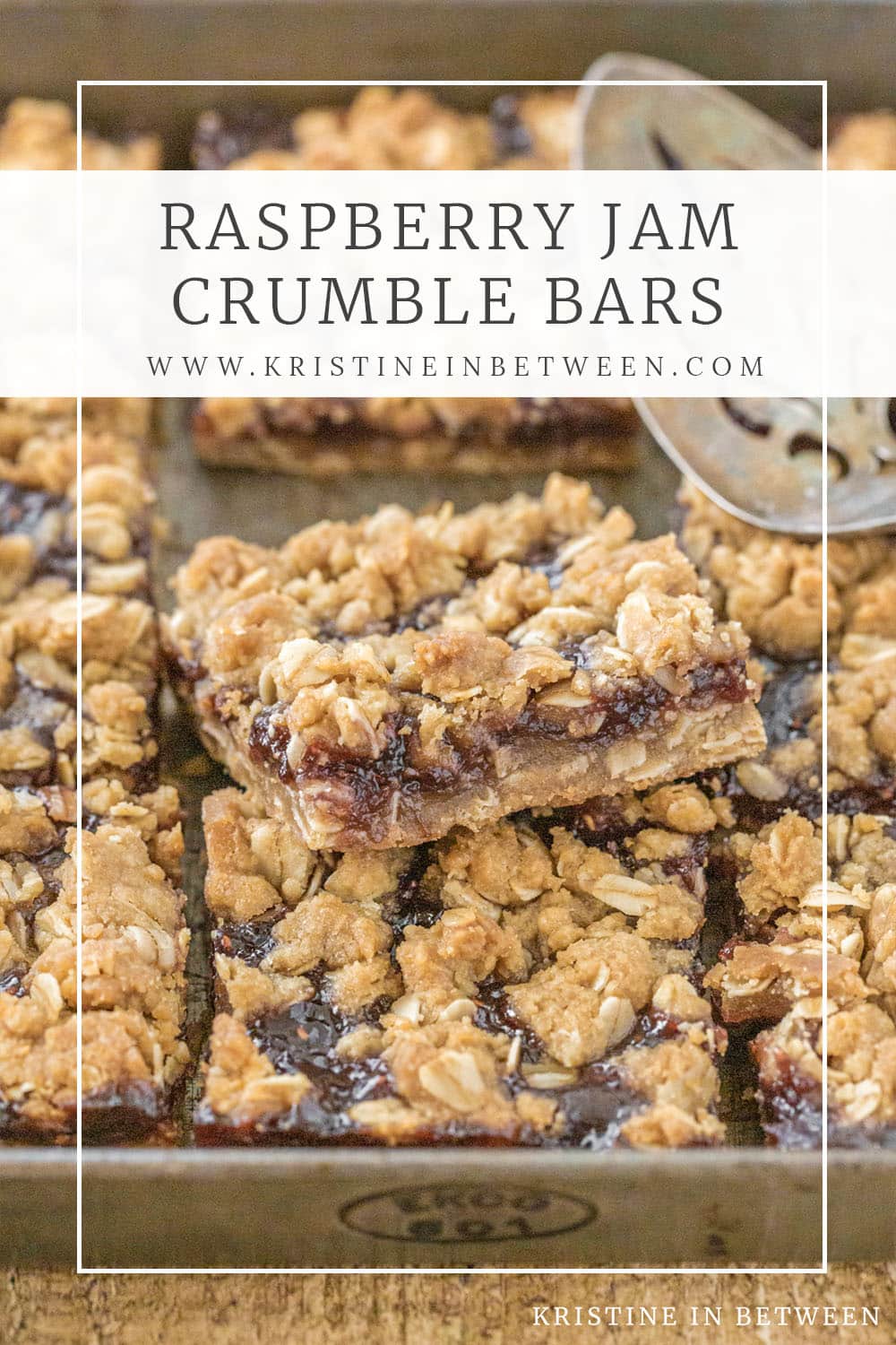 Raspberry Jam Crumble Bars | Kristine in Between