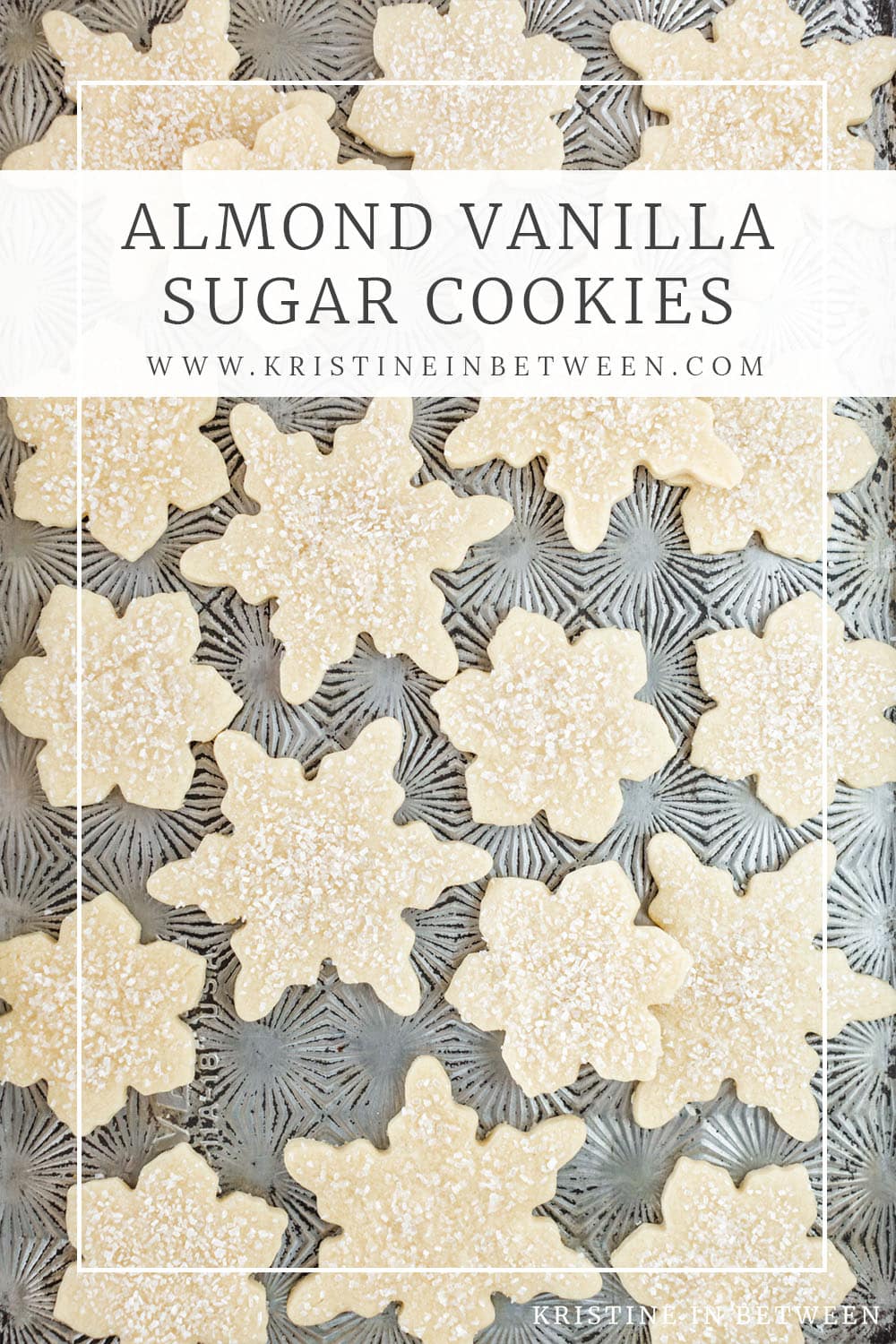 Almond Vanilla Sugar Cookies | Kristine in Between