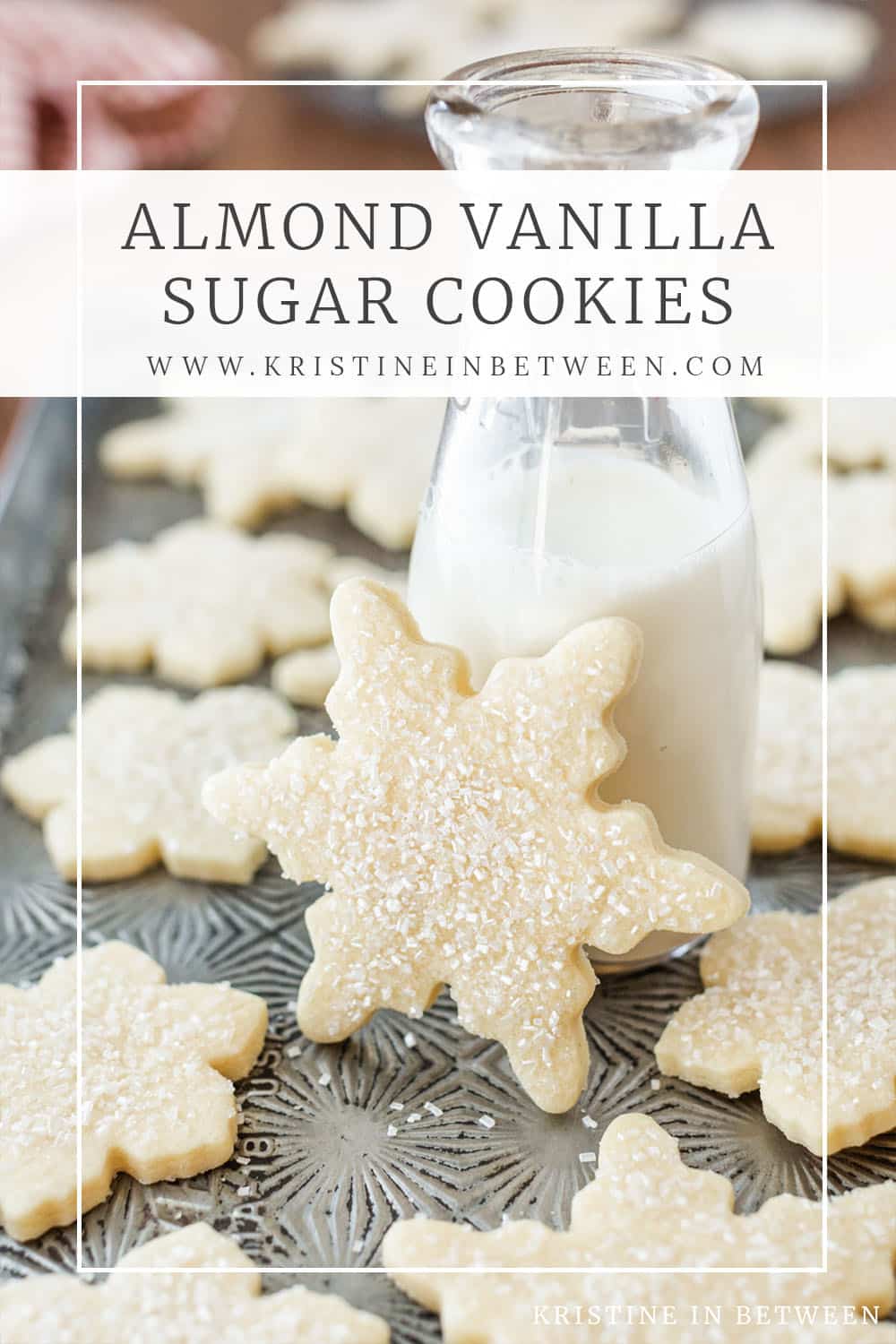 Almond Vanilla Sugar Cookies | Kristine in Between