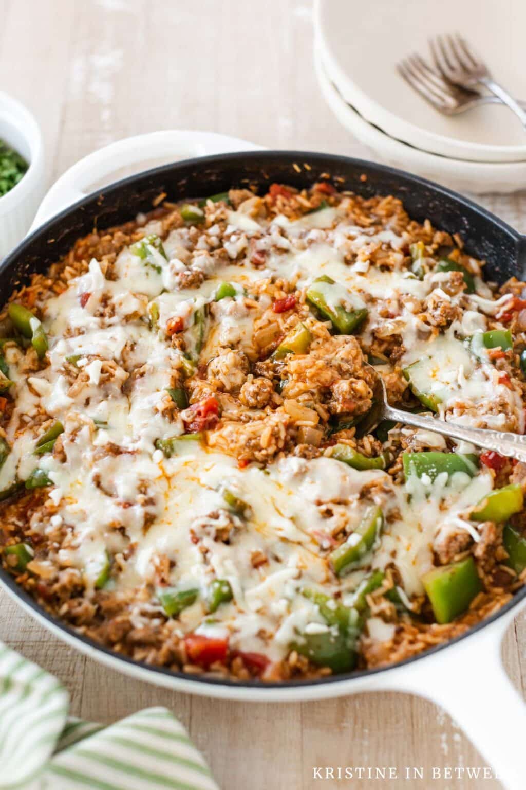 Inside Out Stuffed Peppers | Kristine in Between