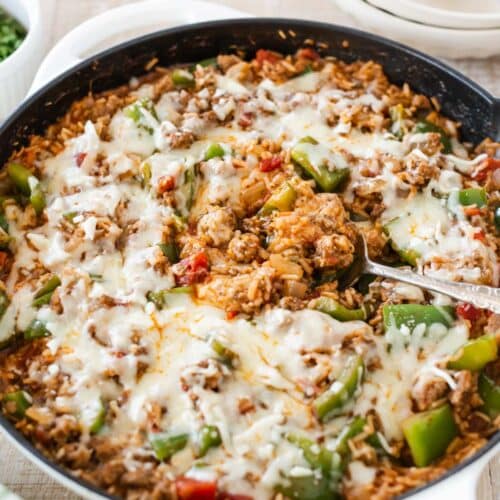 Inside Out Stuffed Peppers | Kristine in Between