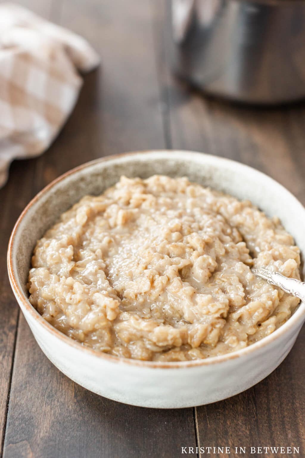 The Ultimate Creamy Oatmeal | Kristine in Between