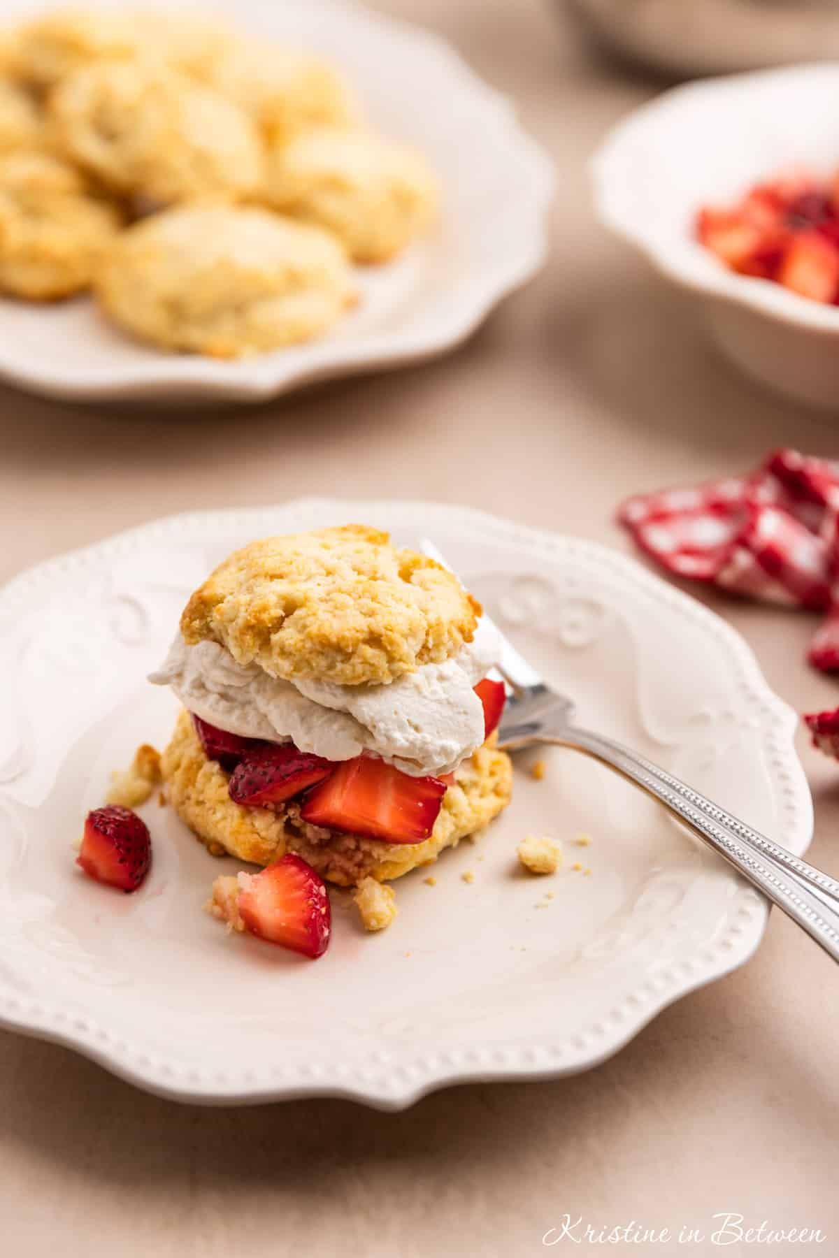 Strawberry Shortcake Biscuits | Kristine in Between